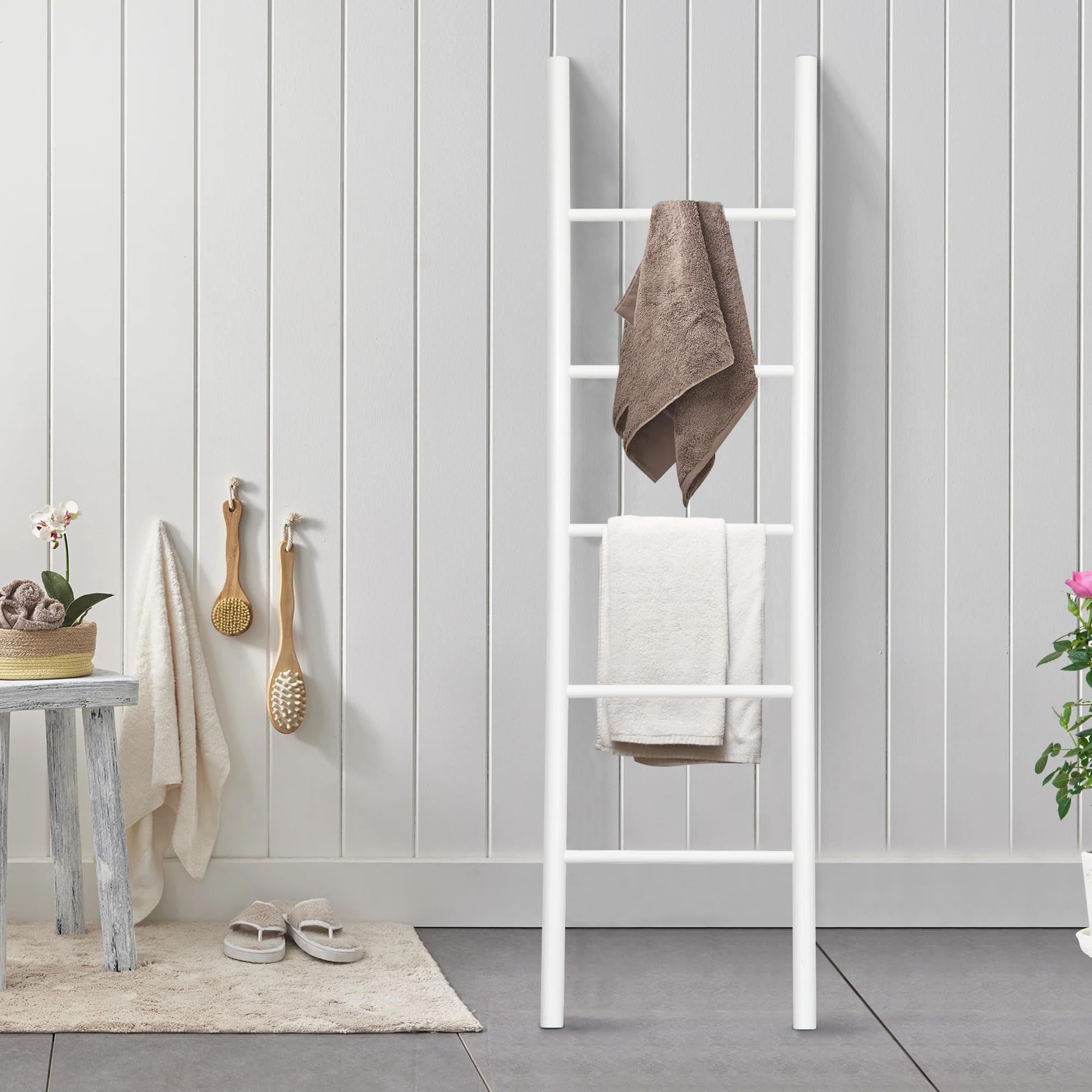 DWVO 4.8Ft Poly Lumber Wall Leaning Blanket Ladders