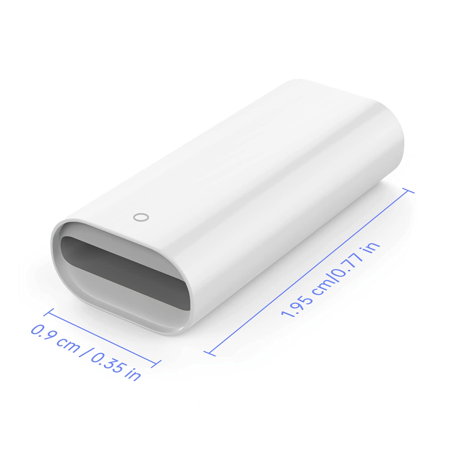 Hiicopa Charger Adapter Compatible with Apple Pencil 1st Generation, Female to Female Charging Connector for iPad Pen 1st Gen - 2 Pack