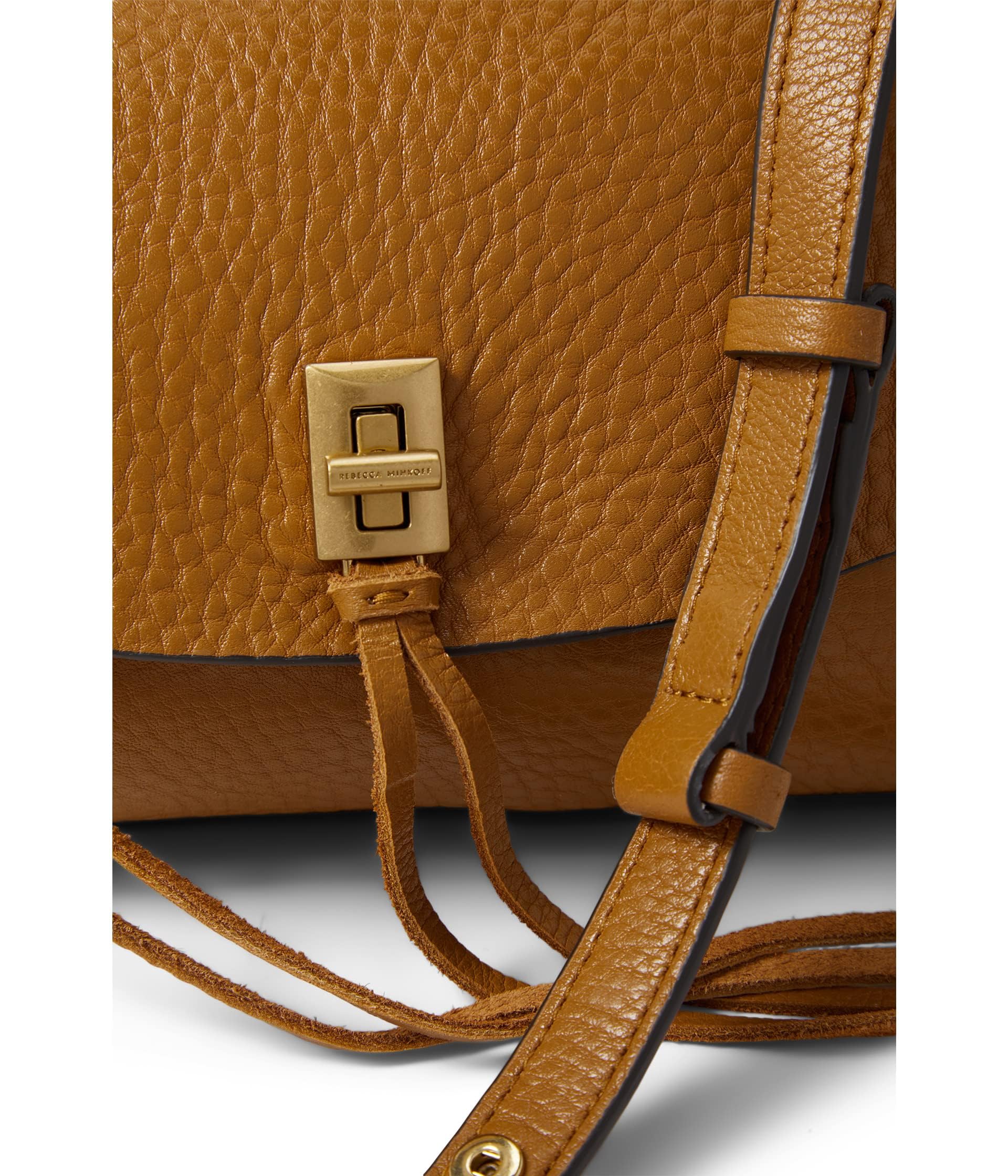 Rebecca Minkoff Darren Top Zip Crossbody Caramello One Size
