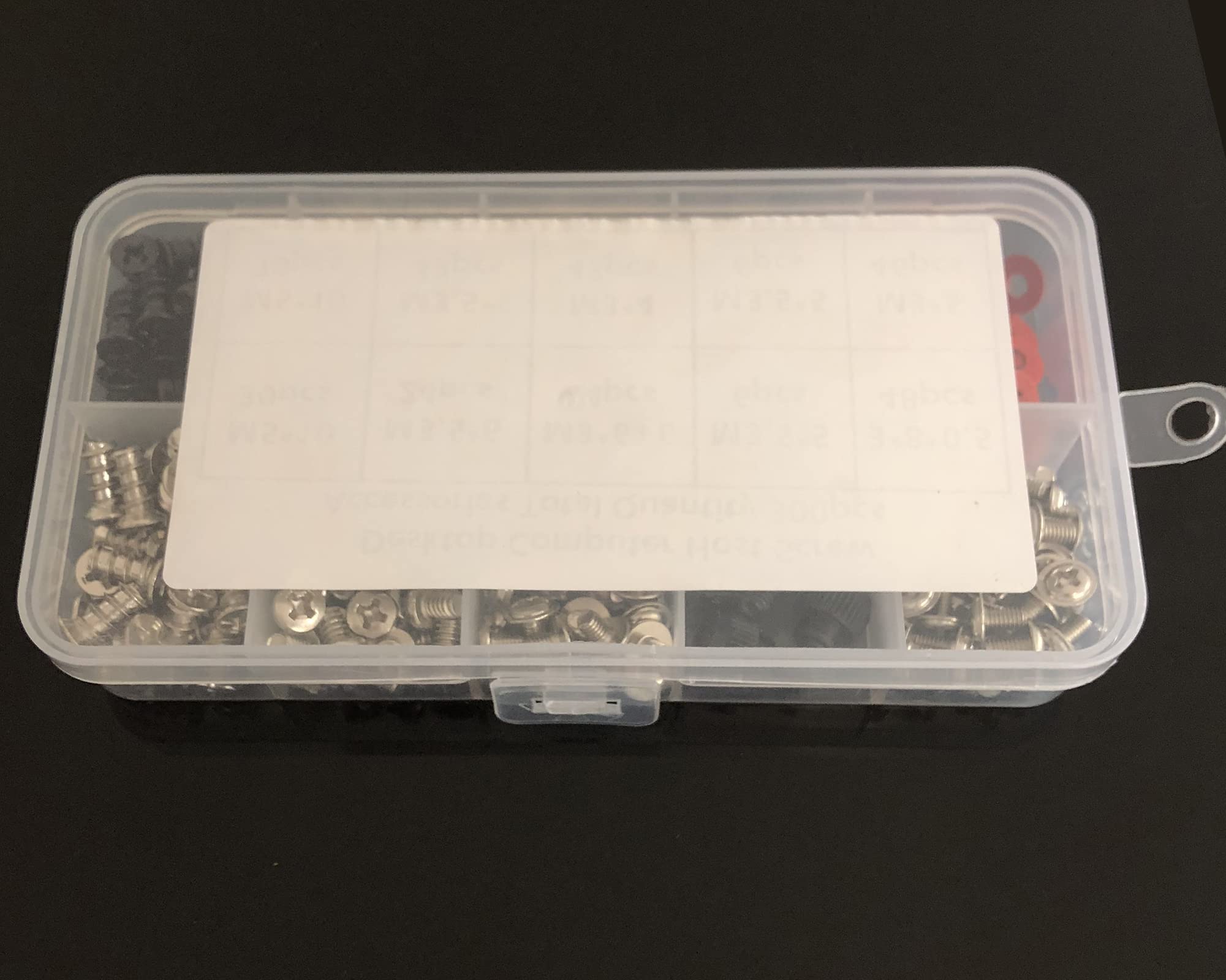BENLIUDH Motherboard Screws Standoffs Kit, Replacement Computer Screws Assortment Kit Motherboard Gasket Computer Fan Case Screws for DIY & Repair - 300 Pcs