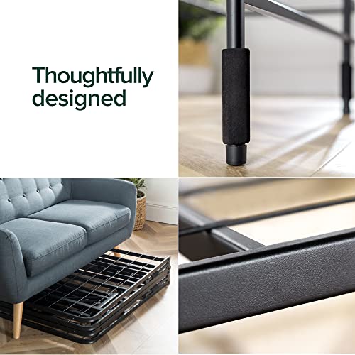 ZINUS SmartBase Tool-Free Assembly Mattress Foundation / 14 Inch Metal Platform Bed Frame / No Box Spring Needed / Sturdy Steel Frame / Underbed Storage, Twin XL