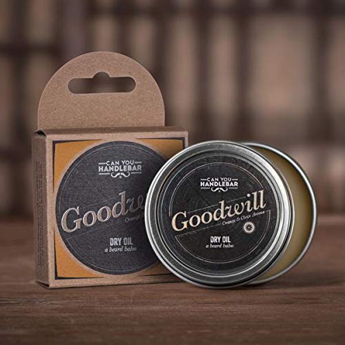 Beard Brush and Balm Set | Beard Balm Orange and Clove Scent (Goodwill) | Includes a Can You Handlebar Beard Oil Brush® (Beard Balm Applicator) & 2 Oz. Beard Balm | Made in the USA