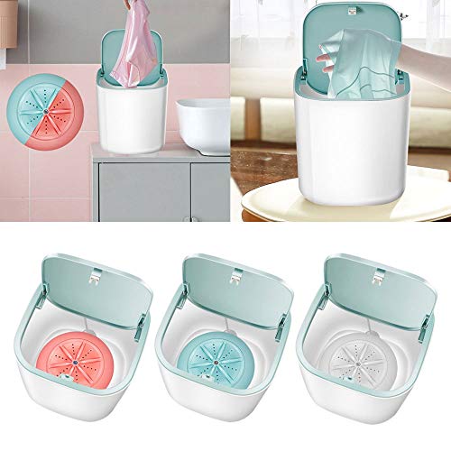 BHVXW Mini Washing Machine Portable Personal Rotating Washer Home Business Trip Turbines Washer Convenient Laundry (Color : D)
