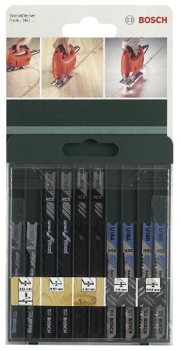 Bosch 2609256776 Jigsaw Blade Set (10 Pieces)