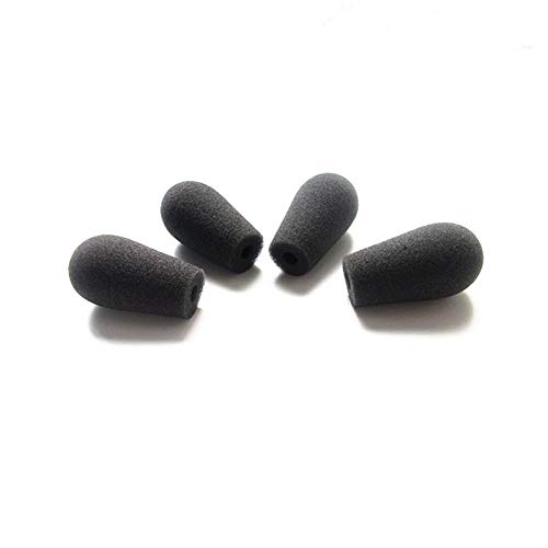 LINHUIPAD 10 Pack Microphone Cover Mic Muff Compatible with Telex 750/760/850 Windscreen Foam Covers Pilot Aviation Headset Microphone Pop Filter