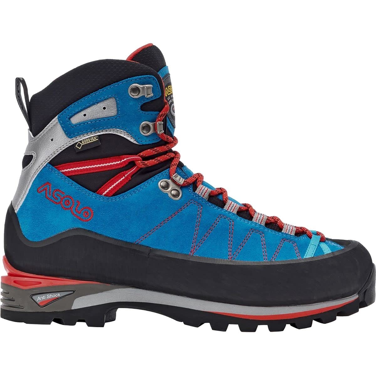 Asolo Elbrus GV Boots - Men's, 9 US, Blue/Astor Silver, A01028-182-090