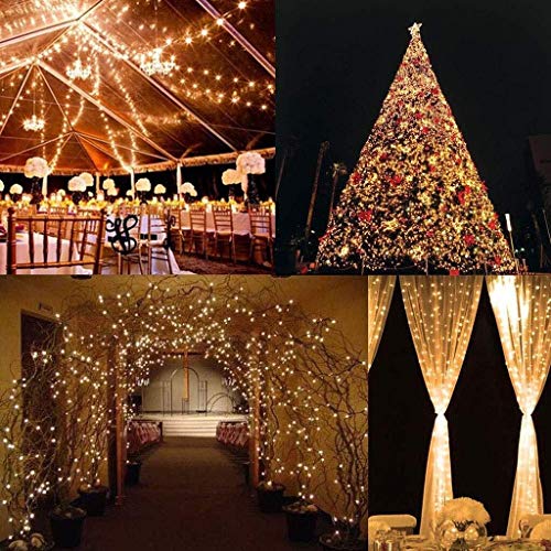 LIUPENGWEI 300 LED Curtain String Lights, USB Plug In Window Lights, 3m X 3m 8 Modes Remote Control Fairy Light Waterproof LED Copper String Lights For Outdoor Indoor Wedding Christmas Party Garden Be