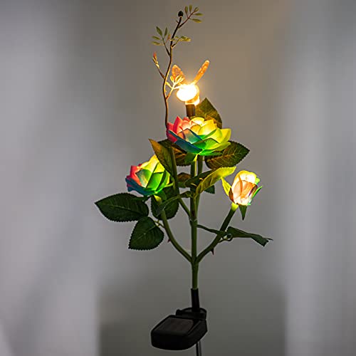 lynn LED Solar Garden Light Outdoor Pathway,Lamp for Home Yard Landscape Decoration