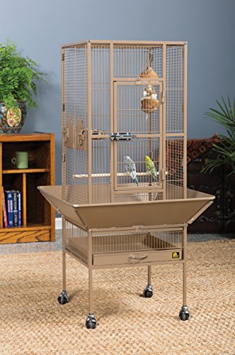 Prevue Pet Products 3351COCO Park Plaza Bird Cage, Coco Brown,Small
