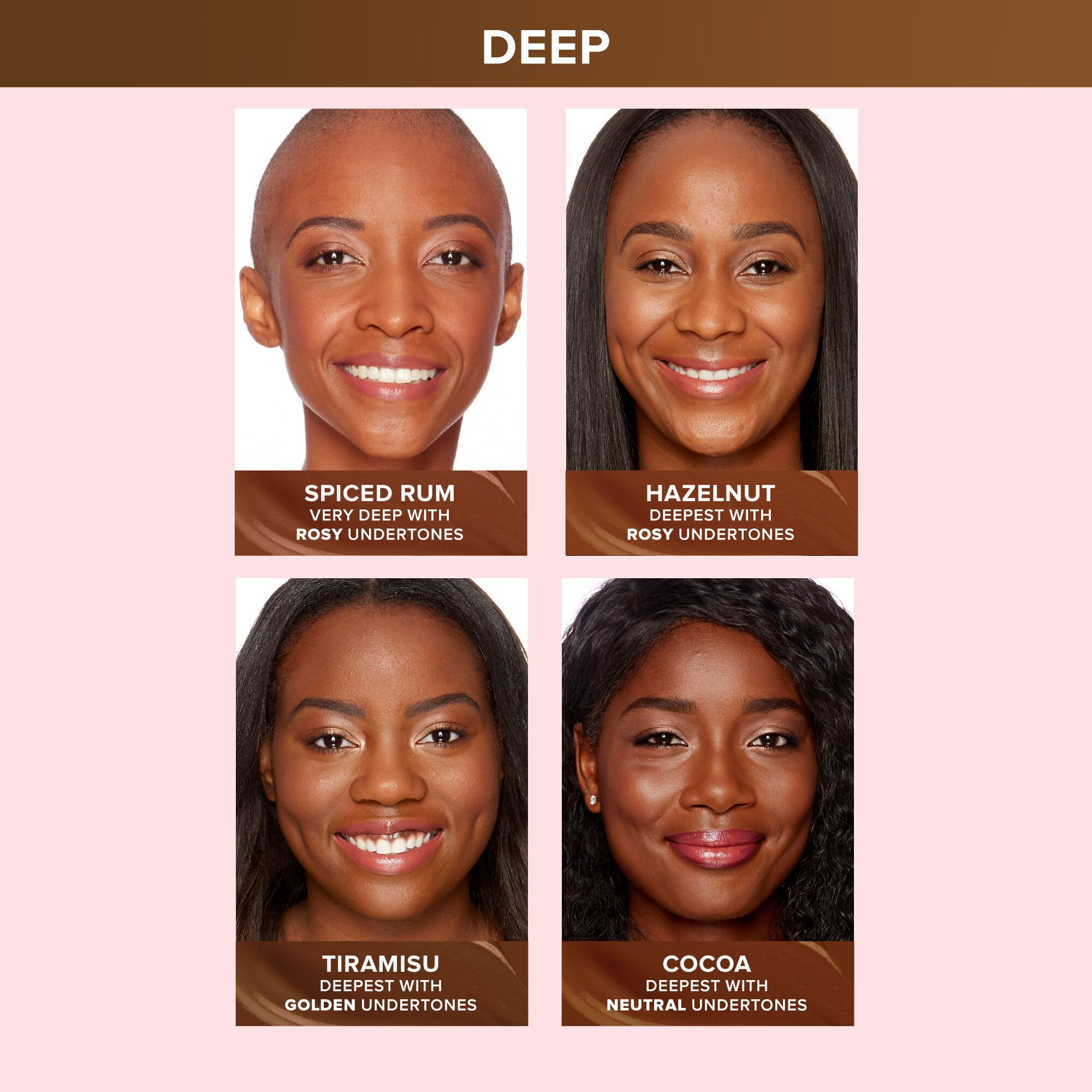 Too Faced Born This Way Natural Finish Longwear Liquid Foundation | Medium-To-Full Coverage | Hydrating + Oil Free, 1 Fl Oz, Hazelnut