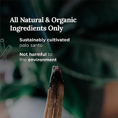 Magnificent 101 Palo Santo Smudge Candle for Home Energy Cleansing and Aromatherapy β 6 oz Natural Soy Wax Tin β 24-Hour Burn Time - Banishes Negative Energy, Chakra Healing, and Manifestation