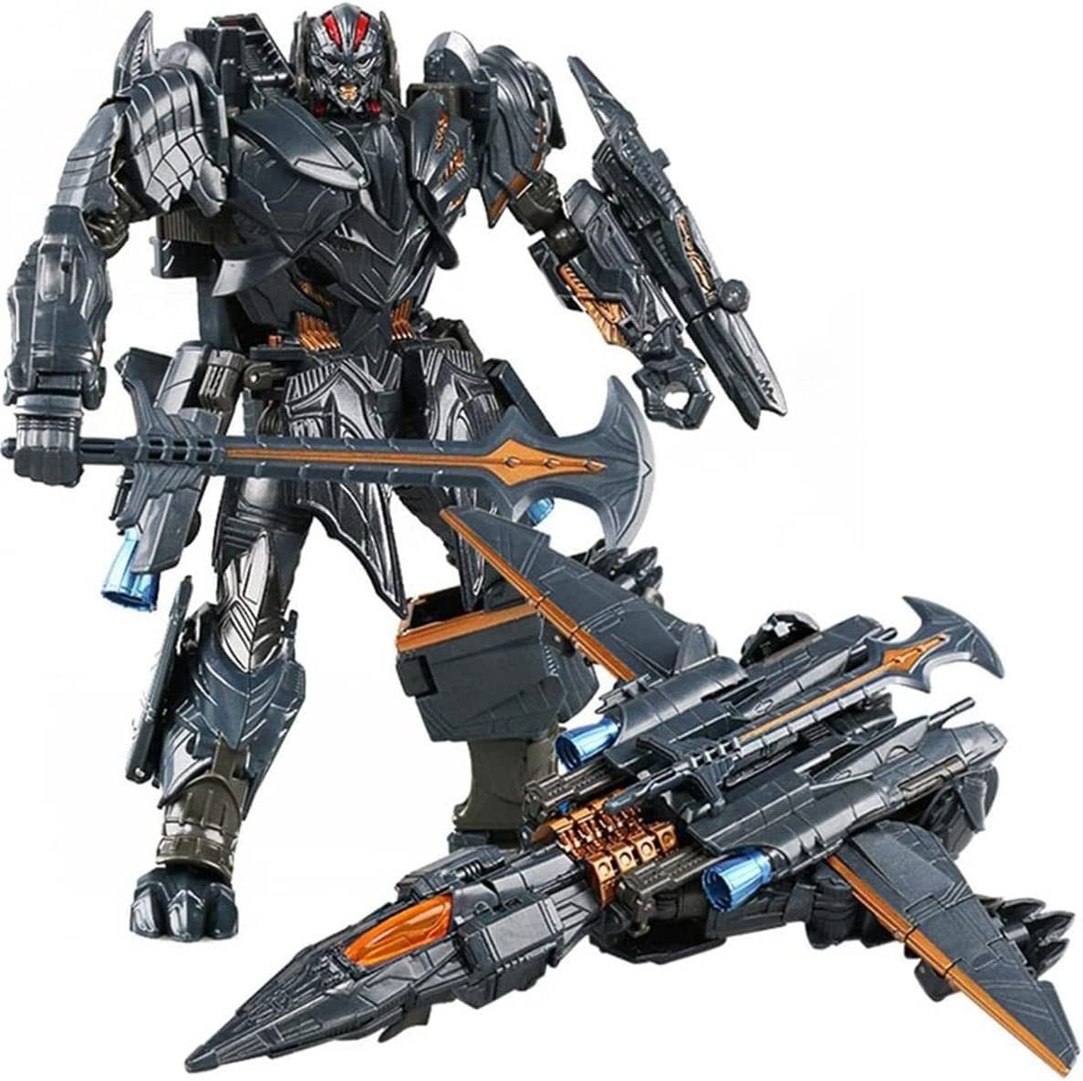 Asoucou Alloy Deformation Robot Toys, Action Figure Deformation Car Model for Kids Boys and Girls Gift