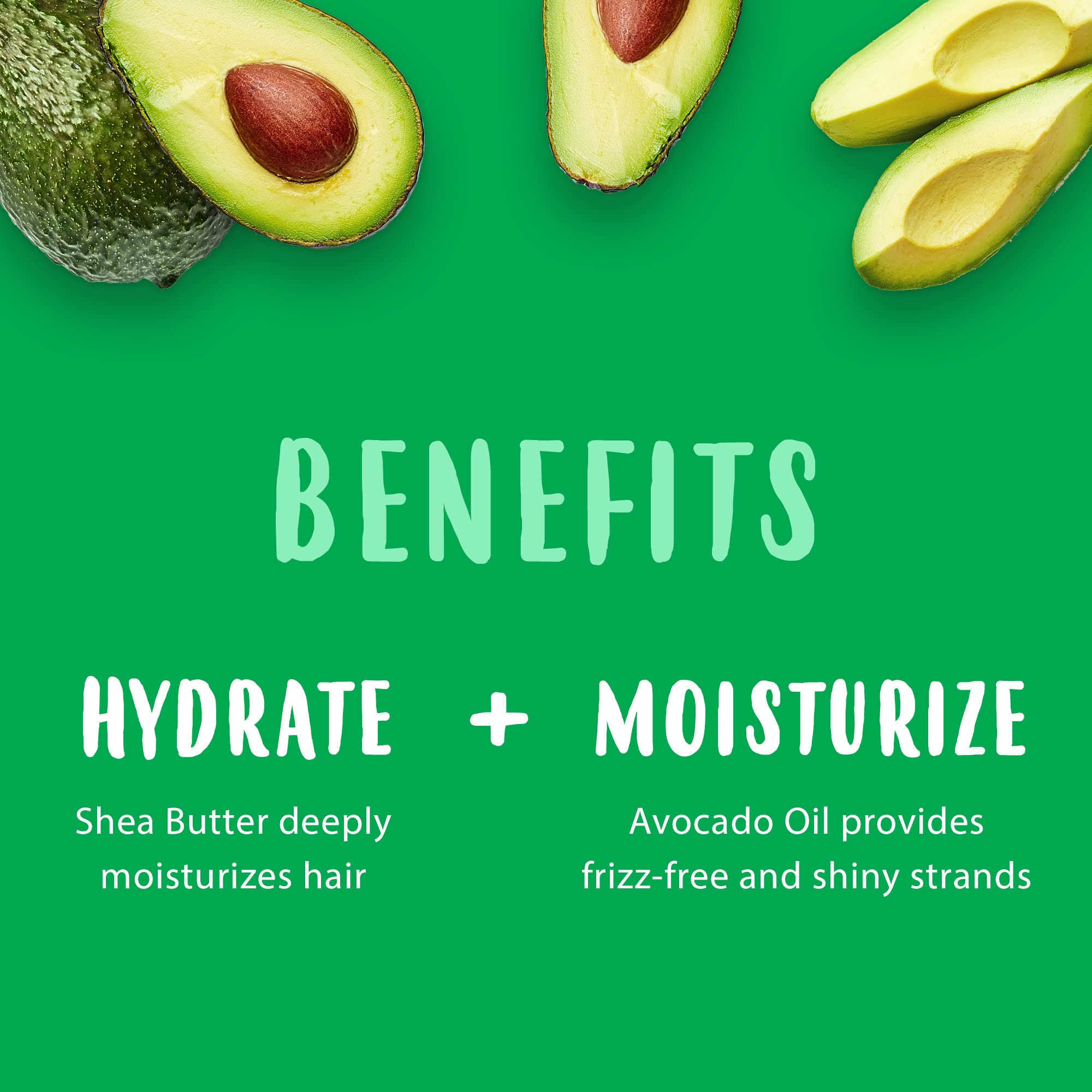 Cantu Avocado Leave in Conditioning Cream with Olive Oil Aloe Shea Butter, 12 Ounce (Pack of 3)