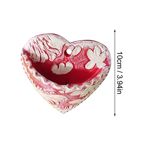 Beaded Garland Decorations Christmas Hanging Embossed Heart Christmas Decoration and Home Decoration Handicraft Christmas Deco Wire Curtain Rod 16ft