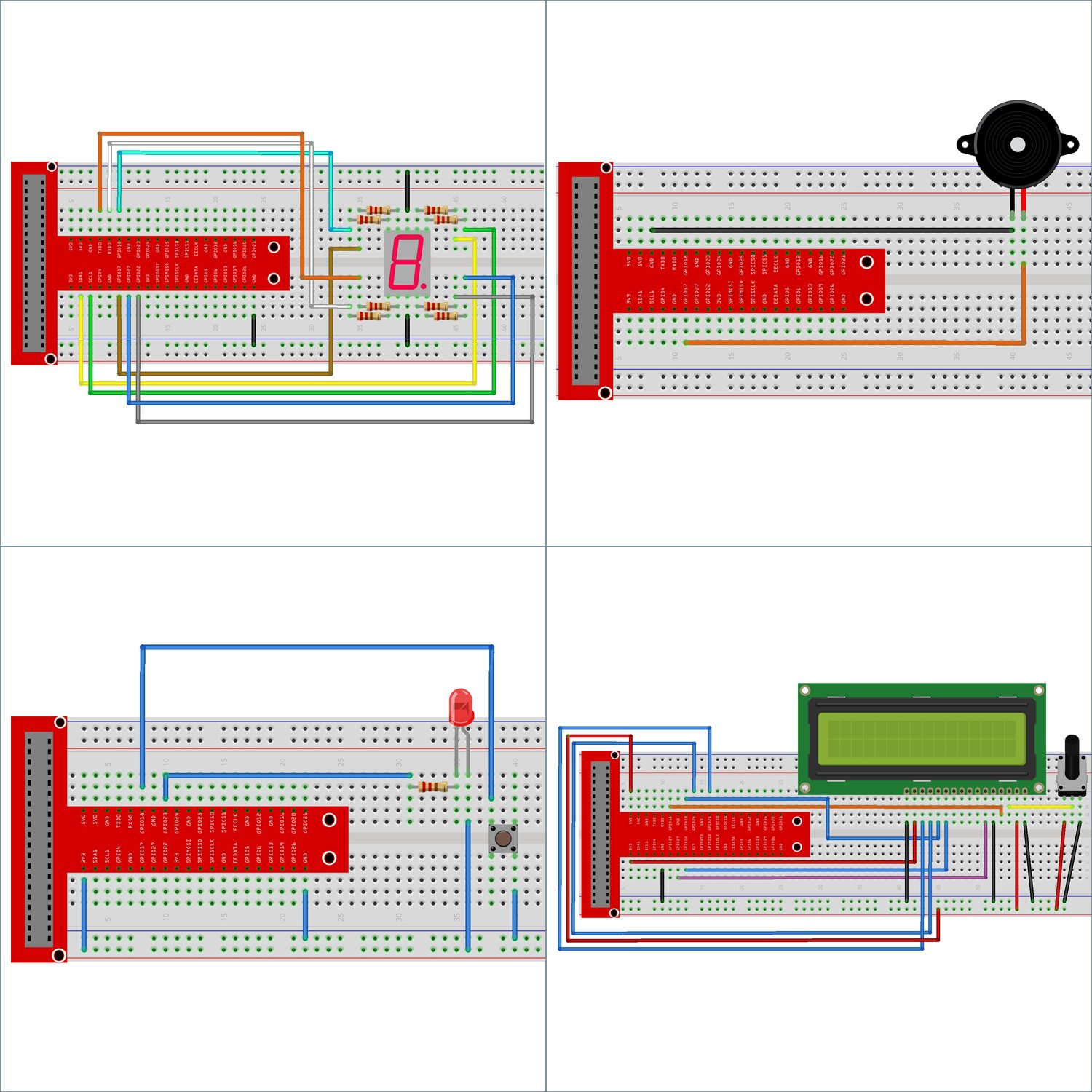 BONROB Raspberry Starter Learning Kit