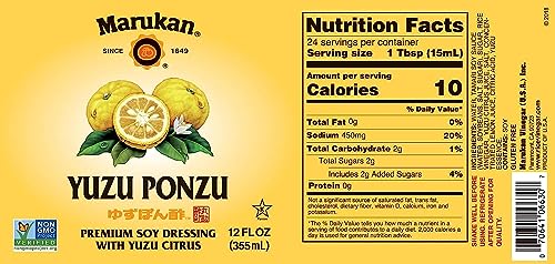 Japanese Ponzu Seasoned Dressing and Sauce, 10 oz (Pack of 4)