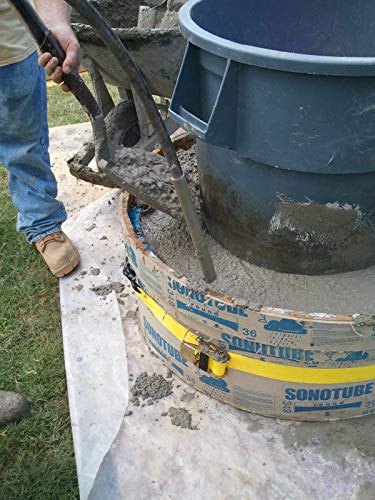 Concrete Fire Pit & Seat Wall Form Liner - Tightstack Stone 13" x 6' - Make Your own firepit - Walttools