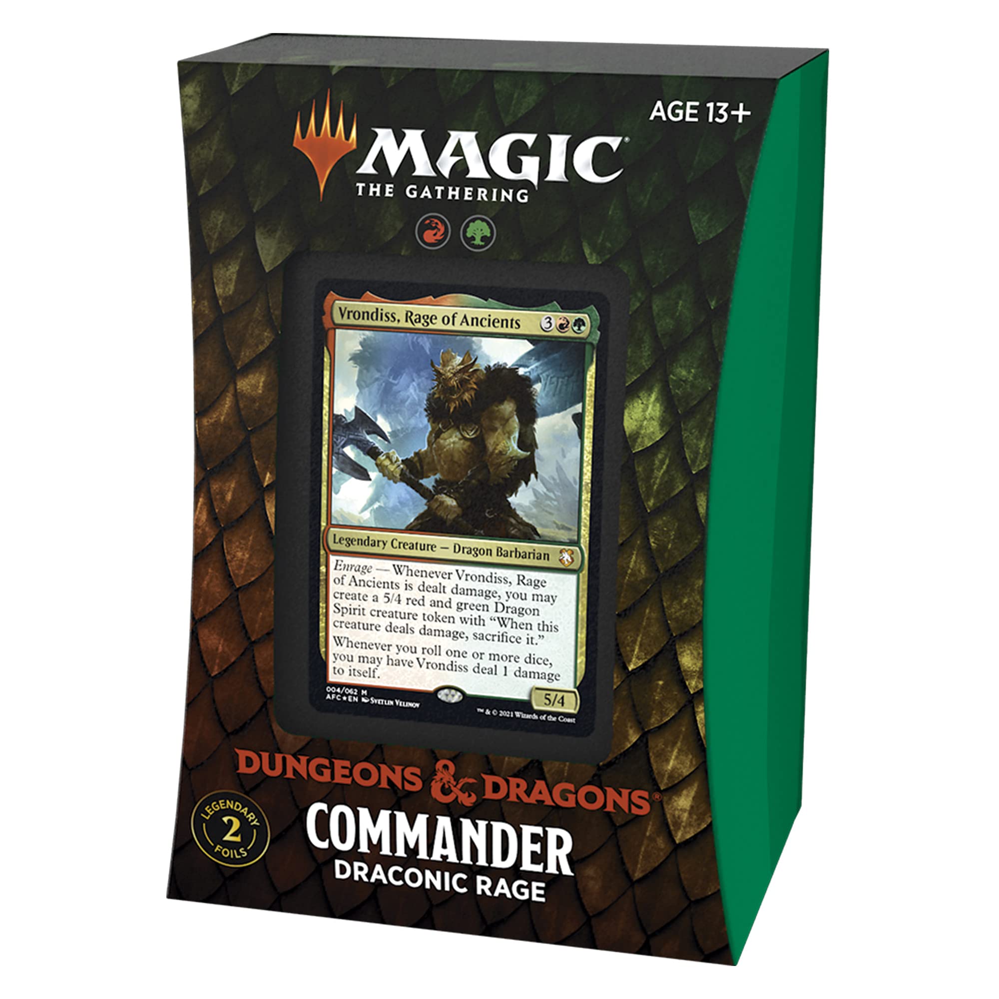 Magic: The Gathering Adventures in the Forgotten Realms Commander Deck β Draconic Rage (Red-Green)