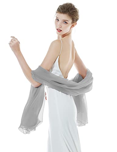 BEAUTELICATE Chiffon Shawl Bridal Bridesmaid Summer Travel Shot Beach Scarf Evening Party Wraps Wedding Stole