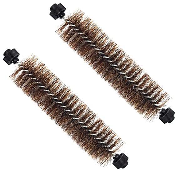 DALIPER 2 Packs Carpet Sweeper Replacement Horsehair Brush, Refill for Non Electric Rug Roller
