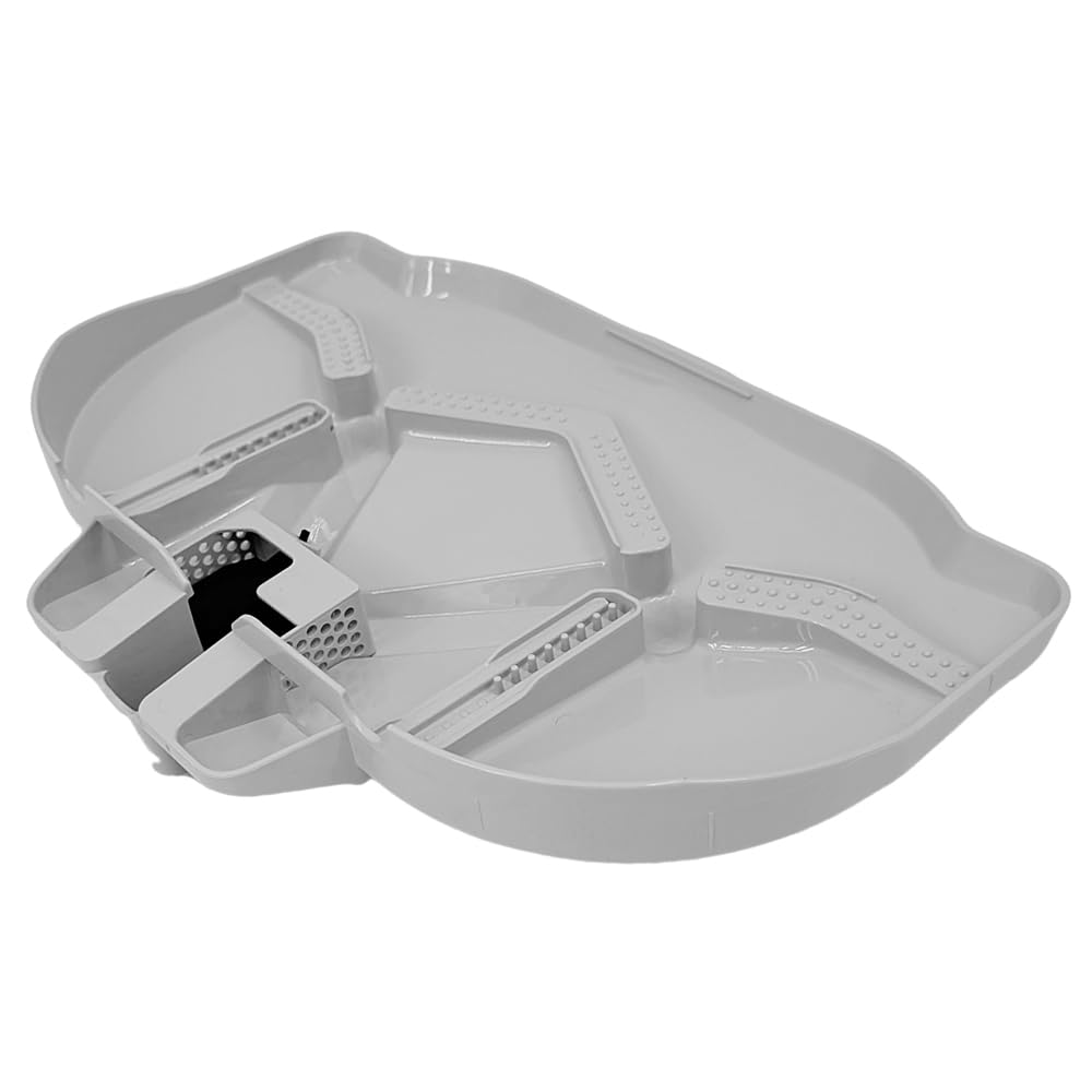 Cleaning Tray Bracket Compatible with roborock Q revo/Q revo MaxV/P10 / P10 Pro Vacuum Cleaner mop Cleaning Station Tray Accessory(light gray 1pcs)