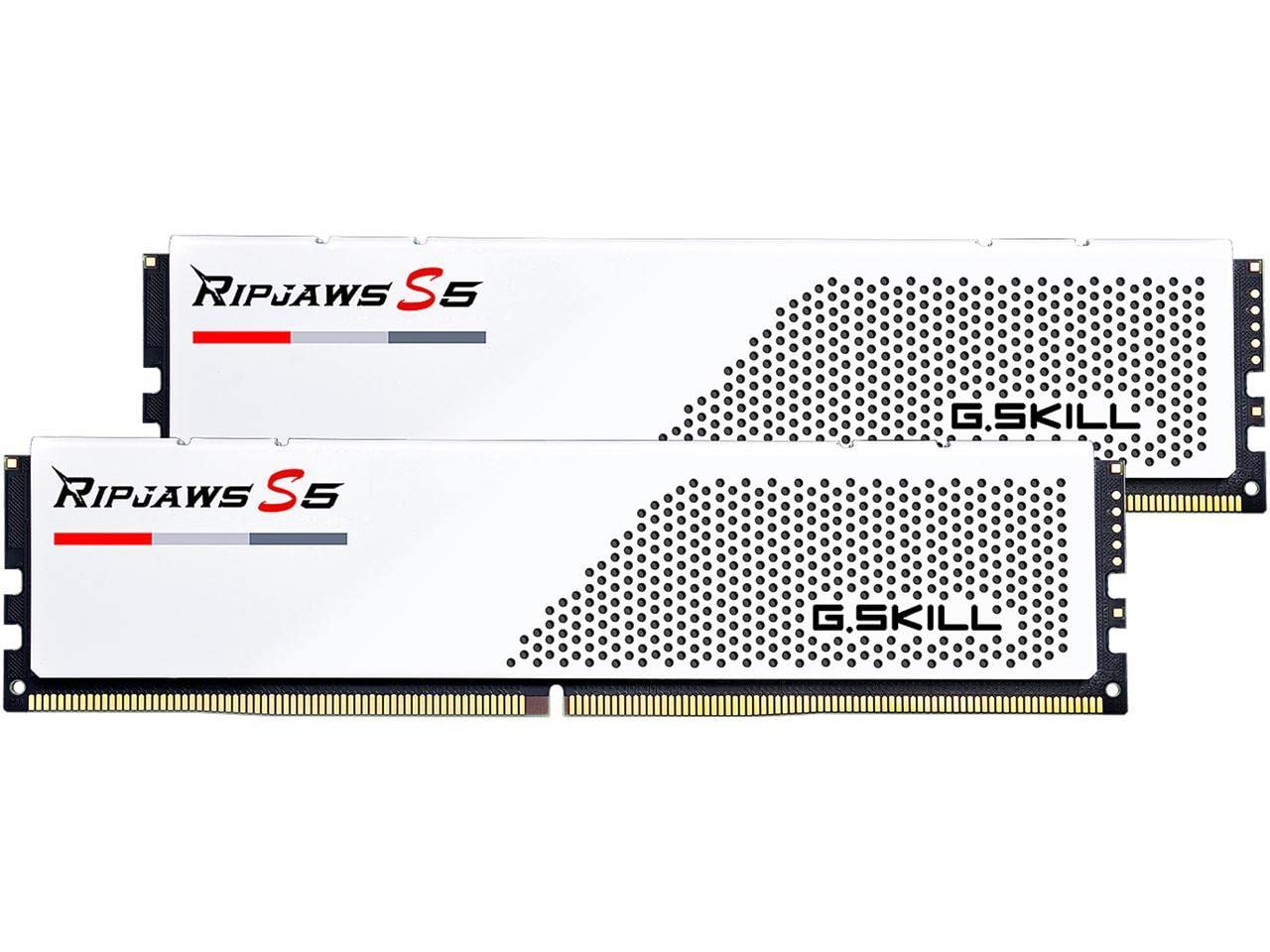 G.SKILL Ripjaws S5 Series (Intel XMP 3.0) DDR5 RAM 32GB (2x16GB) 5200MT/s CL36-36-36-83 1.20V Desktop Computer Memory UDIMM - Matte Black (F5-5200J3636C16GA2-RS5K)