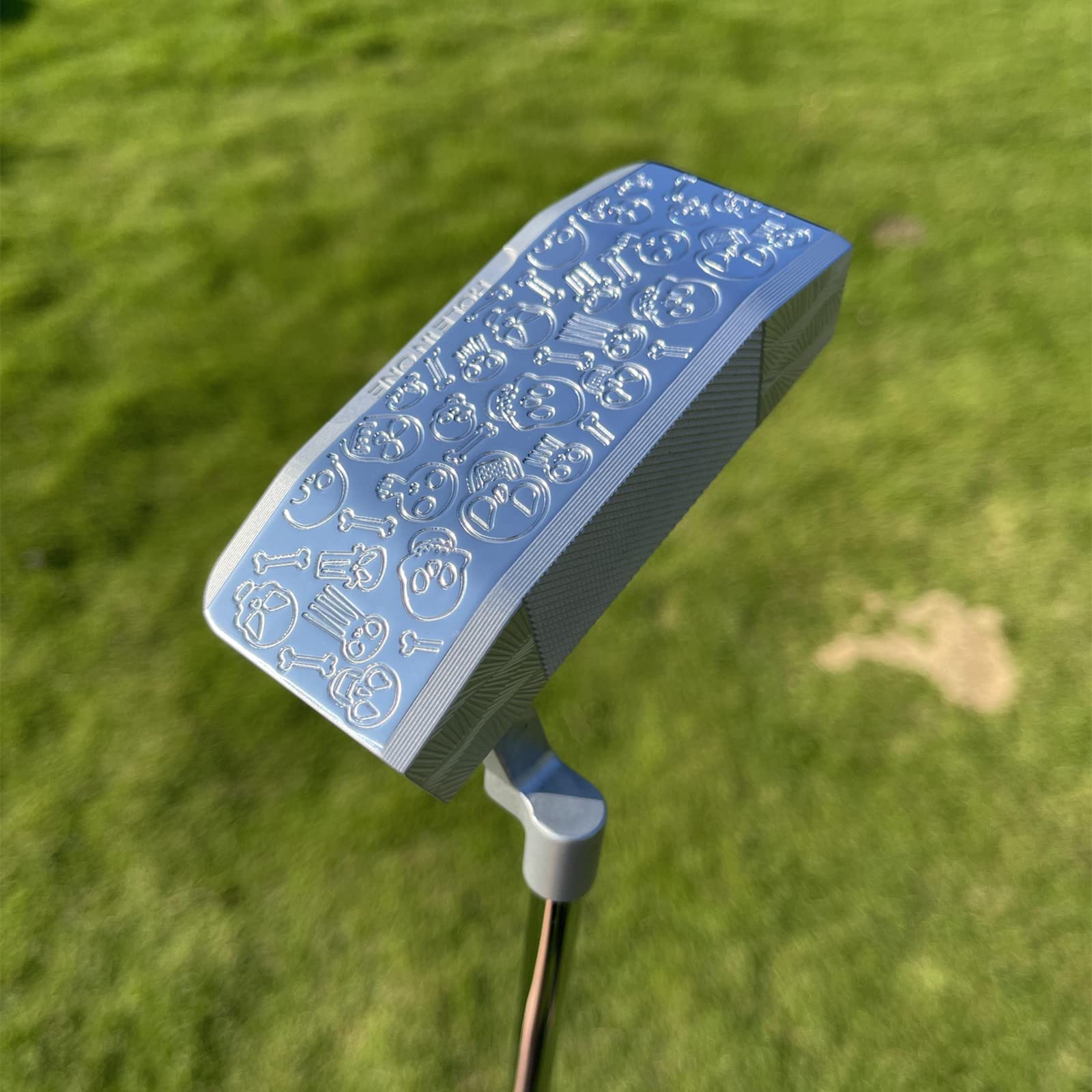 CALONG Super GSS Golf Putter 303 Steel 375g CNC Milled Right Hand Skull Golf Club Putter with Headcover