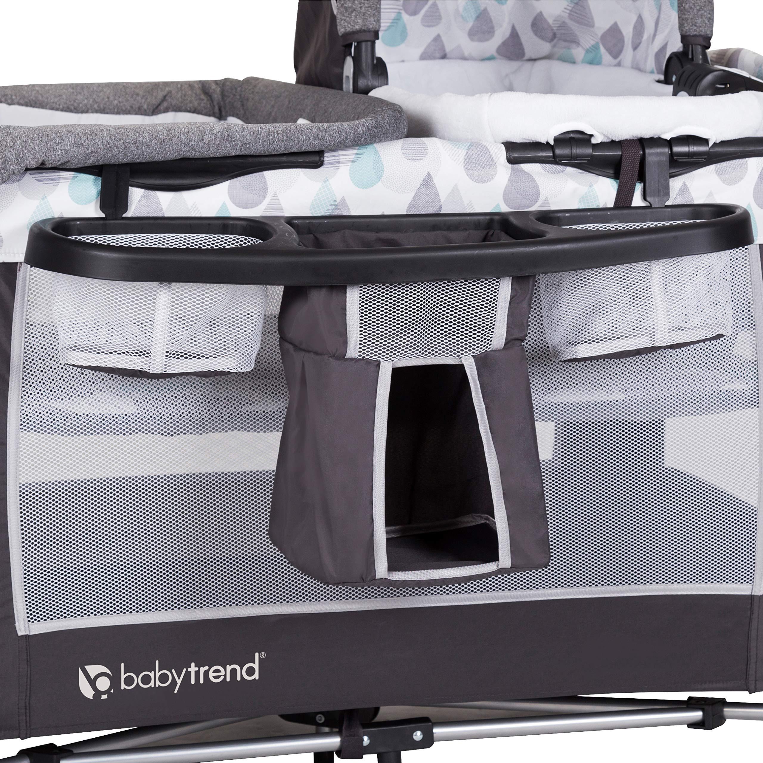 Baby Trend Go Lite Twins Nursery Center, Drip Drop Blue
