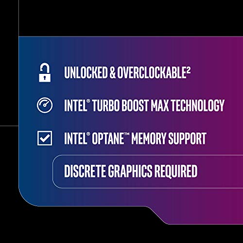 Intel BX80684I99900KF Intel Core i9-9900KF Desktop Processor 8 Cores up to 5.0 GHz Turbo Unlocked Without Processor Graphics LGA1151 300 Series 95W