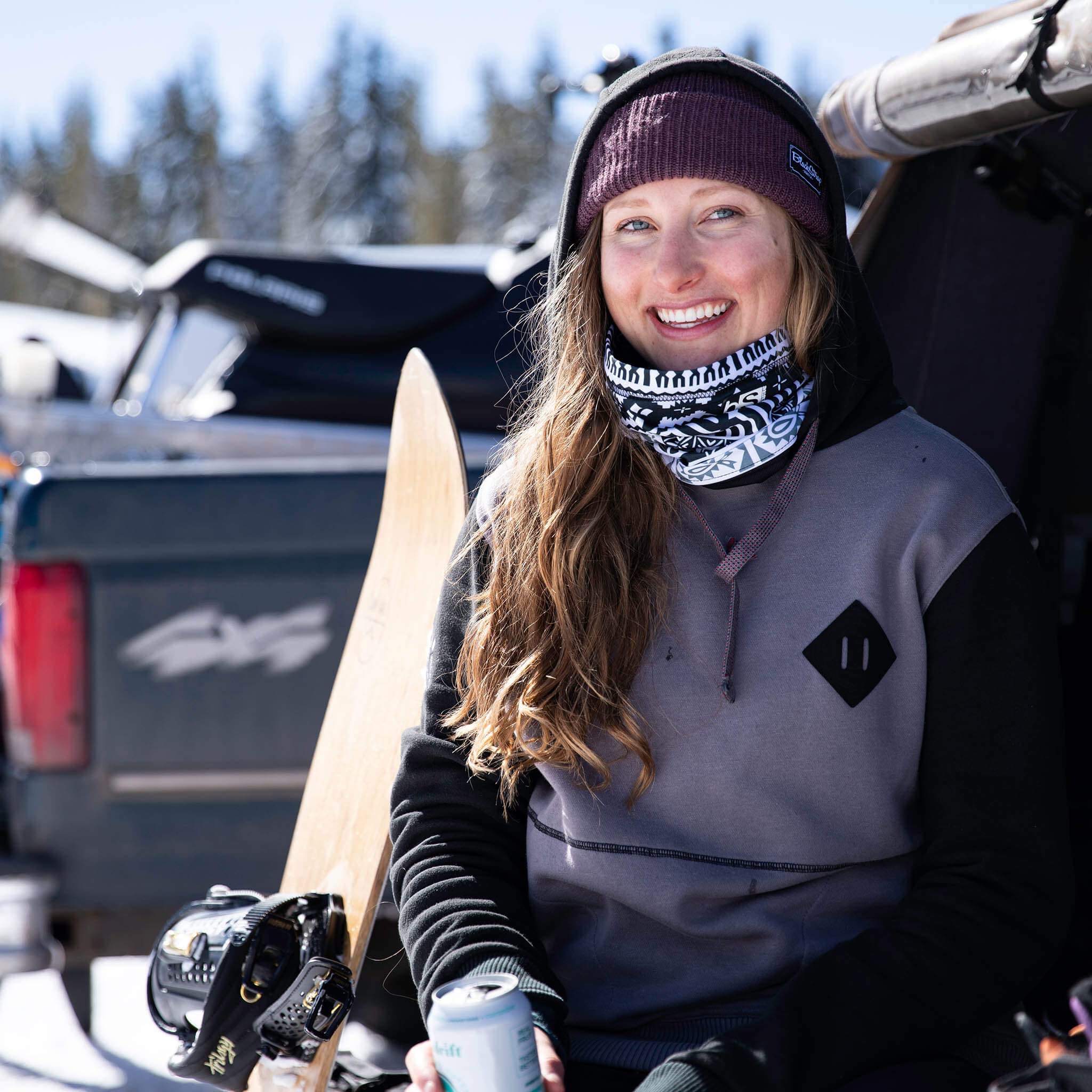 BLACKSTRAP The Tube, Dual Layer Cold Weather Neck Gaiter and Warmer for Men and Women (White)