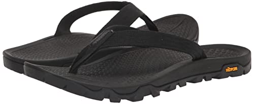 Merrell mens Breakwater Flip Sandal, Black, 10 US