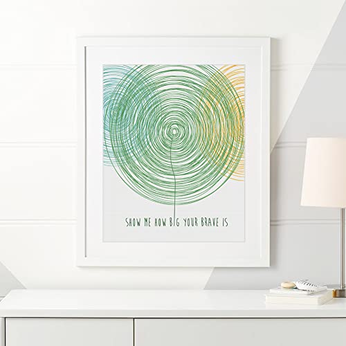 Sara Bareilles | Brave - song lyric wall art print inspirational music poster