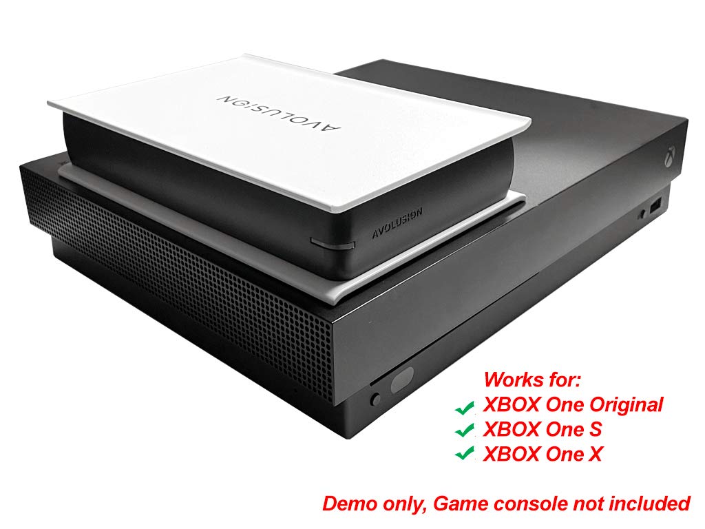 Avolusion PRO-5X Series 8TB USB 3.0 External Gaming Hard Drive for XBOX One Original, S & X (White)