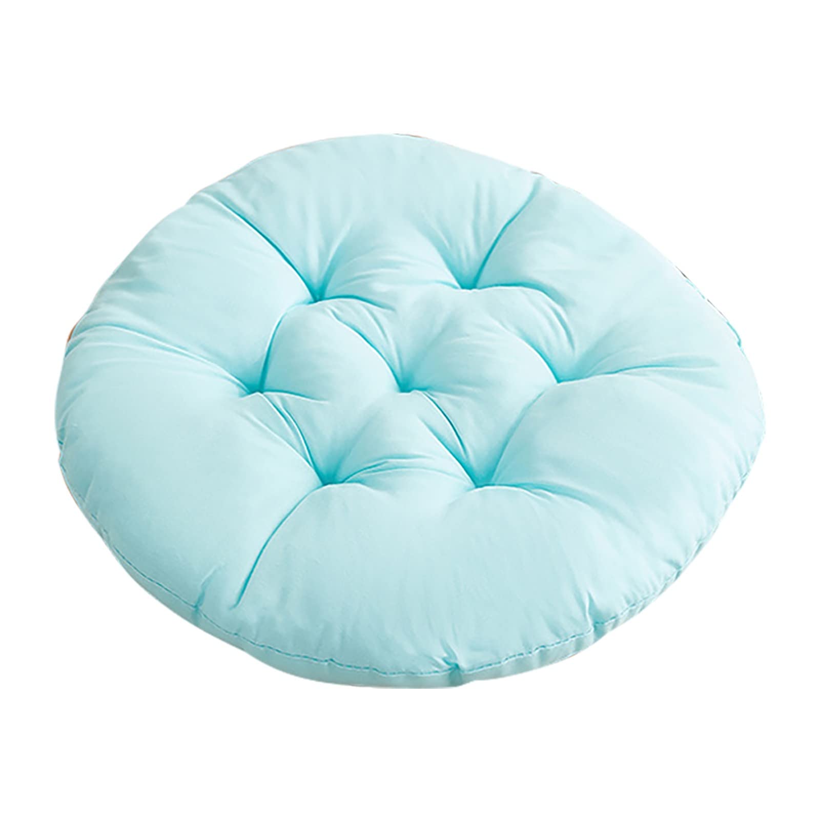 Scceatti Patio Seat Cushions 16In Car Seat Cushion Round Solid Color Sanding Thickened Dining Chair Pad Office Computer Chair Pad Student Fart Mat Seat Cushion for Office Dining Kitchen Garden
