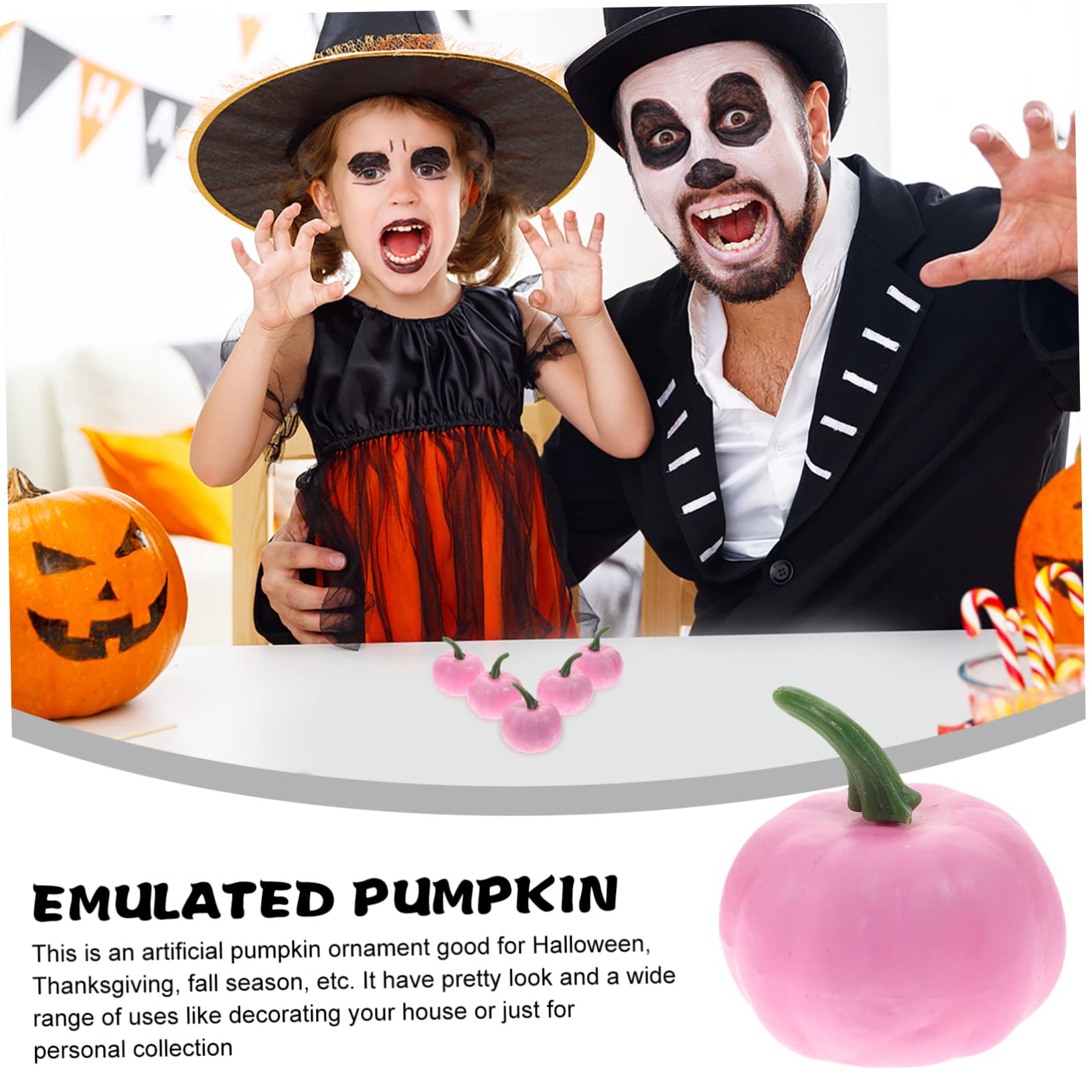 BESTOYARD 36 Pcs Artificial Pumpkin Halloween Pumpkin Prop Halloween Centerpiece Simulation Pumpkin Decor Pumpkin Ornaments Halloween Pumpkin Decor Little Pumpkin Fake Pumpkin Foam