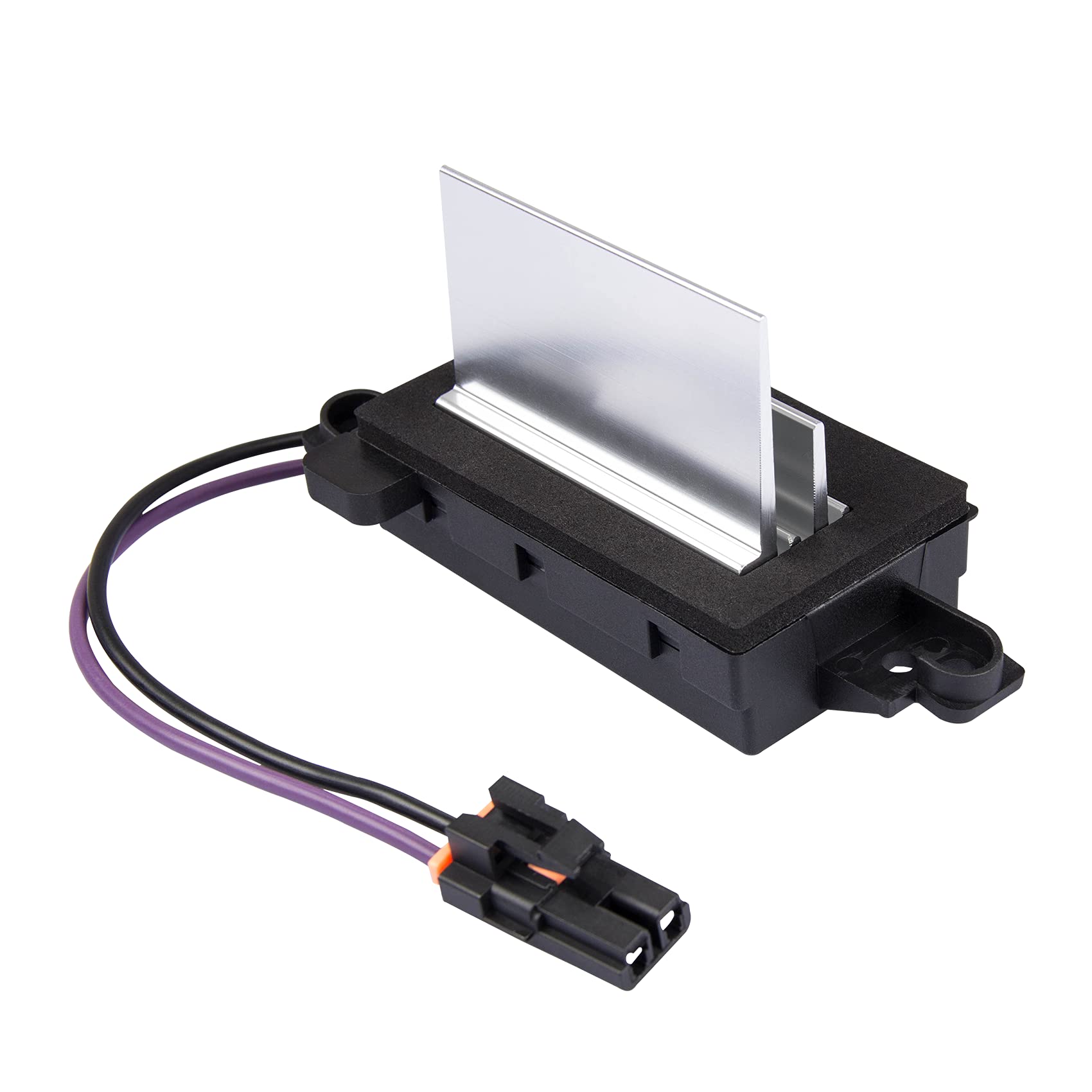 Blower Motor Resistor, AC Blower Control Module Compatible with Chevy Silverado Avalanche Tahoe Suburban Trailblazer, GMC Sierra Yukon, Cadillac Escalade, Buick Rainier Replace 4P1516 15-80567