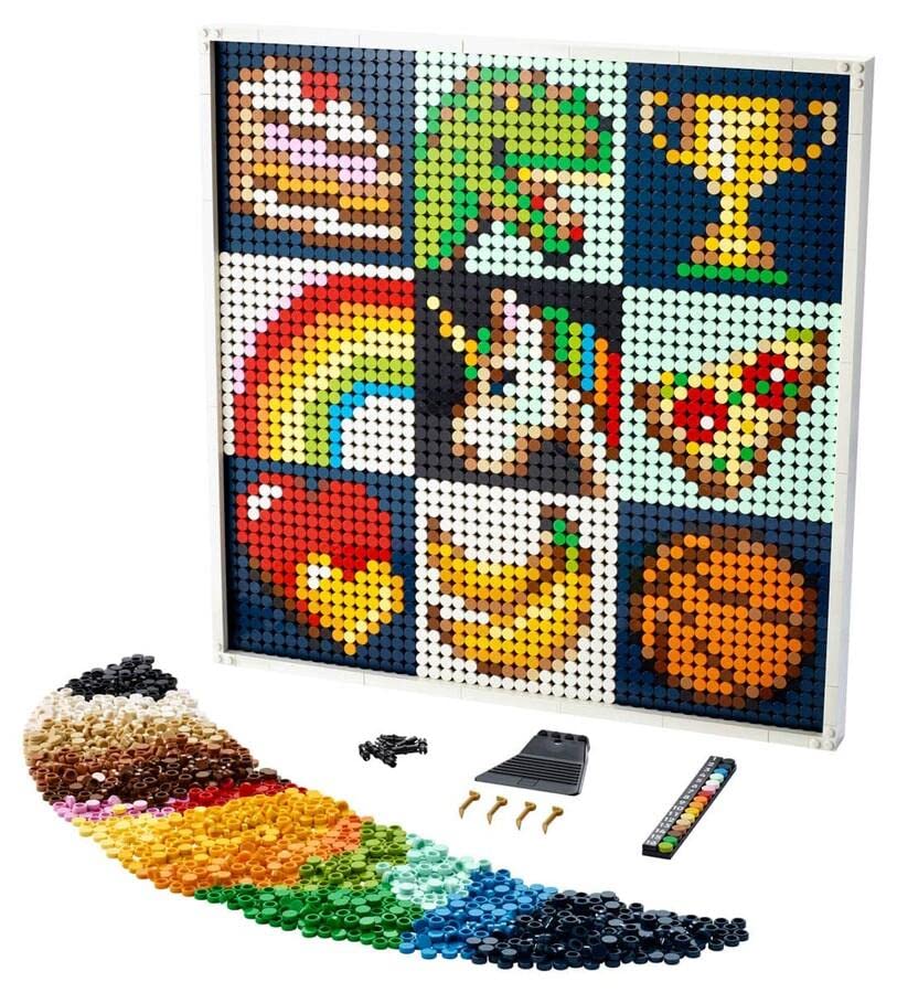 LEGO Art: Art Project – Create Together 21226 Building Kit; A Great Creative Opportunity to Make Fun Wall Art (4,138 Pieces)