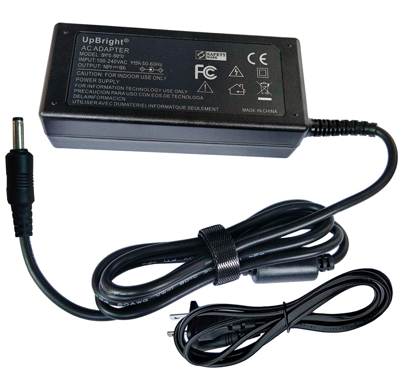 UpBright 12V AC/DC Adapter Compatible with D-Link DNS-325 DNS-320 DNS325 DNS320 NAS 2-Bay Cloud Network Attached Storage Enclosure Hard Disk Drive HDD HD DC12V 3A 12VDC Power Supply Cord Charger PSU