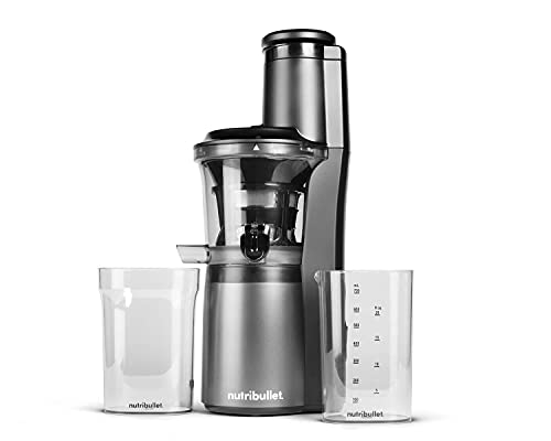 Nutribullet RNBJ50300 150W Slow Masticating Cold Press Juicer with Brush Black - Certified Refurbished
