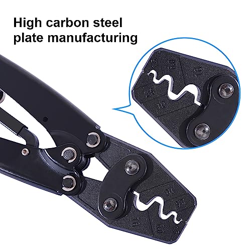 Crimping Pliers Crimping Tool for 50 Amps 600V Connector Cutting Wire Terminal HS-16 1.25-16mm²,Clamp Terminal Cable Lugs Cutter Crimping Pliers Crimping