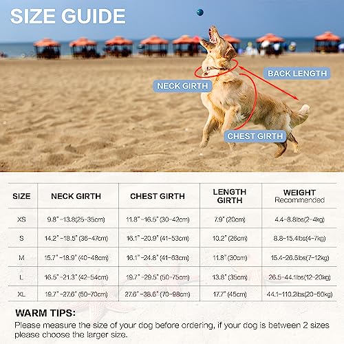DEENKK Shark Dog Life Jacket Coat Pet Floatation Vests Adjustable Lifesaver Safety Swimsuit Preserver with Rescue Handle for Small Medium Large Dogs Swimming Boating, Blue, M