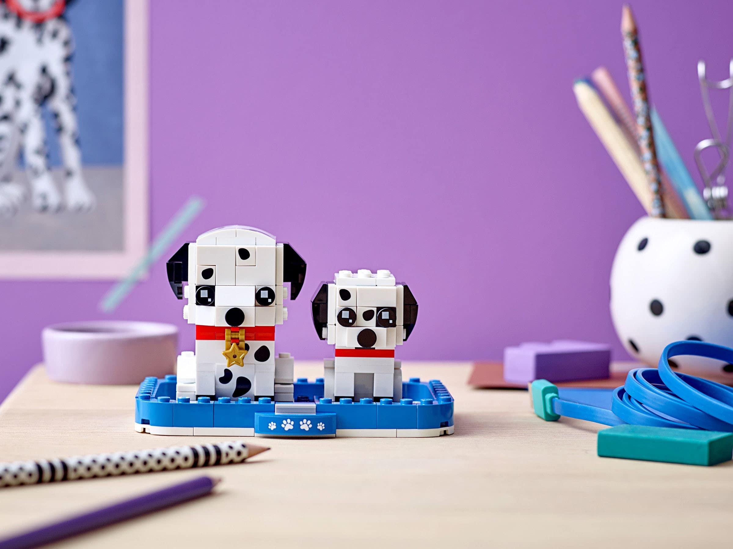 LEGO BrickHeadz Pets 40479 Dalmatian Dog and Puppy Set