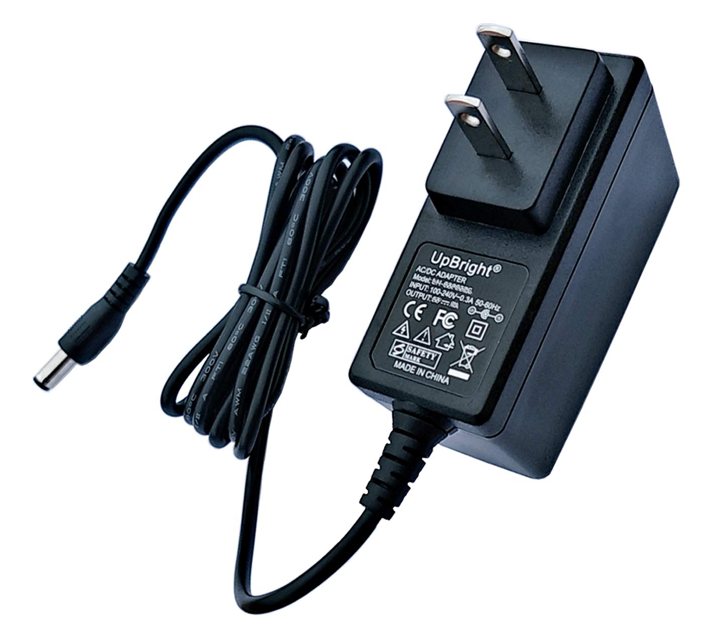 UpBright 5V 2A-2.5A AC/DC Adapter Compatible with Power Supply Charger with OD: 5.5mm x ID: 2.5mm Tip and Inside Output 5VDC 2500mA (If You are Uncertain About Your Plug Size. Please let us to Help)