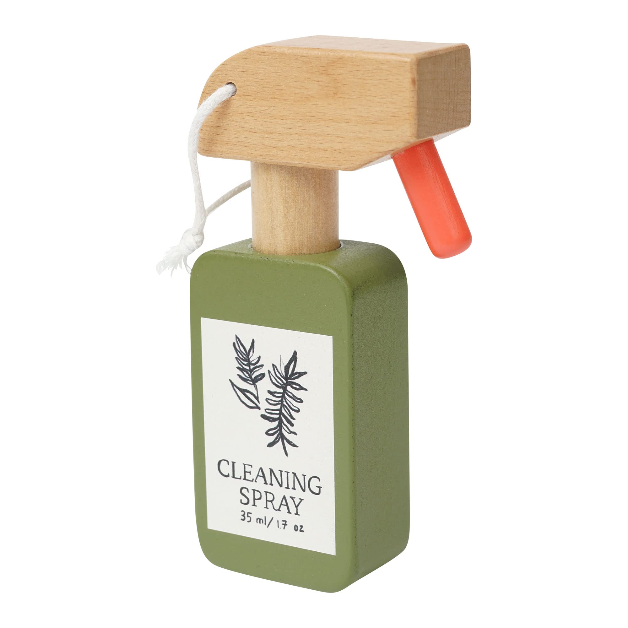 Manhattan Toy Decorative 5-Piece Wooden Pretend Housekeeping Cleaning Set for Kids 3 + Year Old and Up