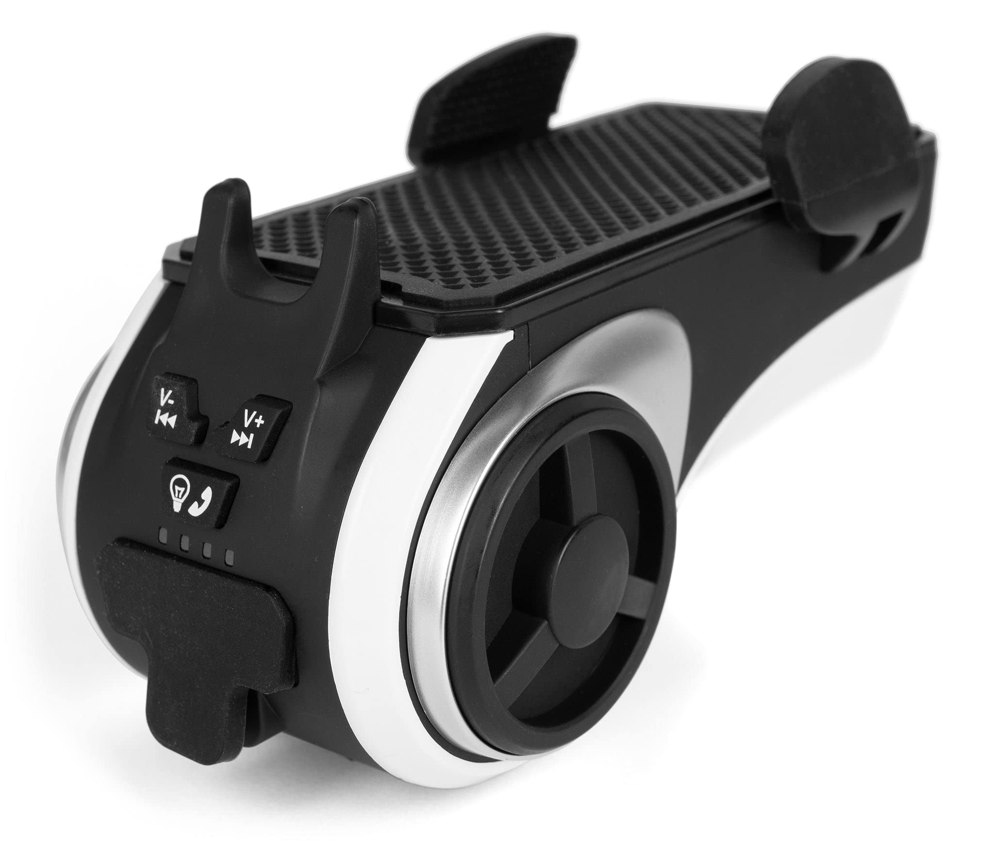 Ecoxgear EcoBike All-in-One Bike Bluetooth Speaker, IPX5, Portable Wireless Waterproof Bicycle Speakers, Dustproof, Shockproof Design, Powerbank, Double LED Bike Lights, Built-in Bicycle Bell
