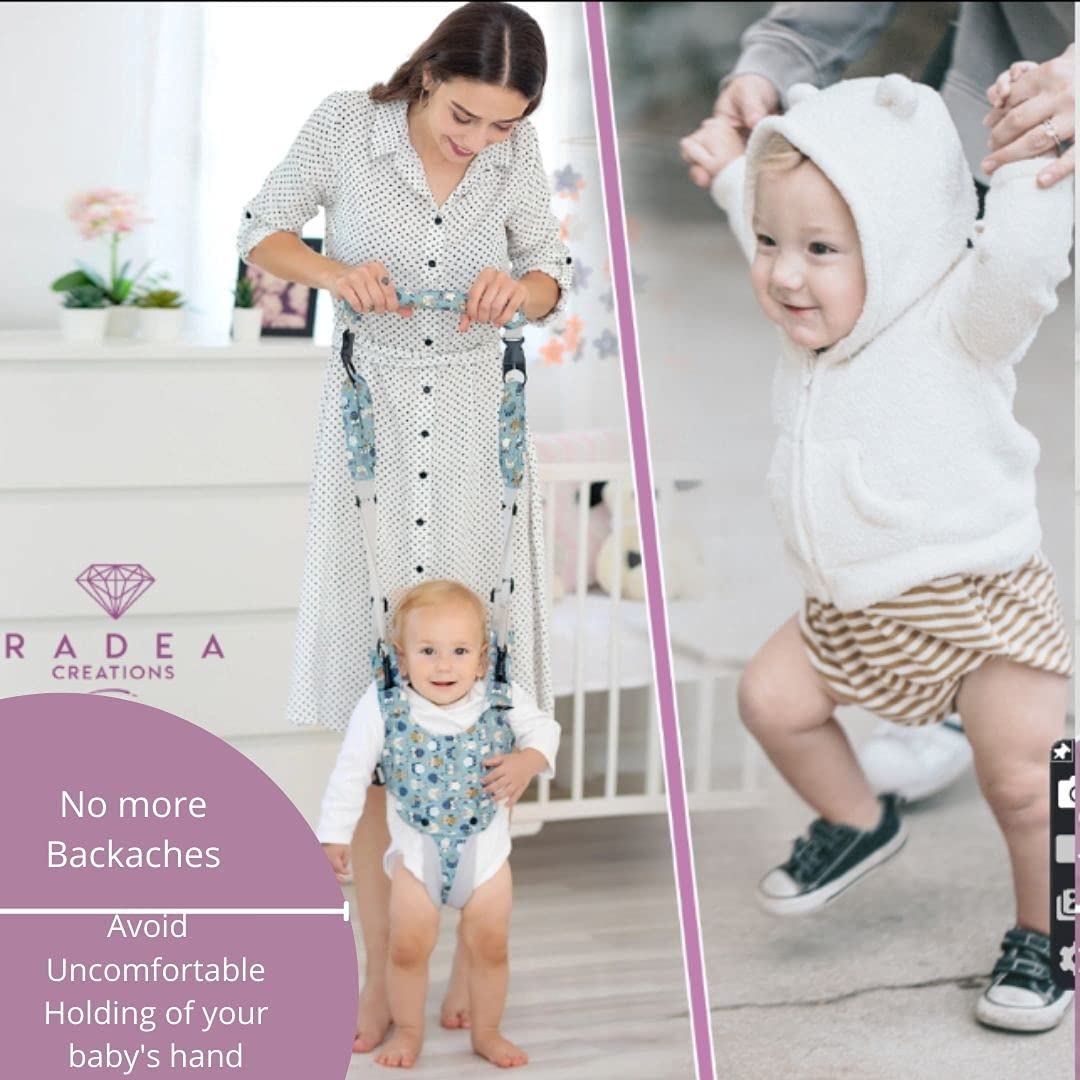 Baby Walking Harness - Easy-Wearing Baby Harness for Walking - Walk & Stand Baby Walker Harness - Comfy Padded Baby Walking Assistant - Walking Harness for Toddlers