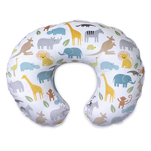 Boppy Cozy Nursing Pillow Cover, Pastel Animal Stripe, Minky Fabric in a Fashionable Two-Sided Design, Fits All Boppy Nursing Pillows and Positioners