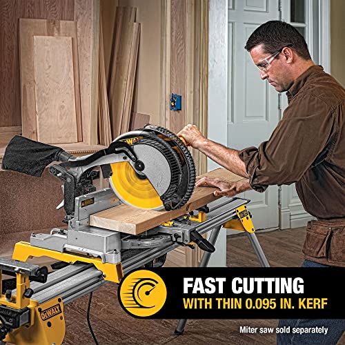 DEWALT 12-Inch Miter Saw Blade, Crosscutting, Tungsten Carbide, 80-Tooth, 2-Pack (DW3128P5)