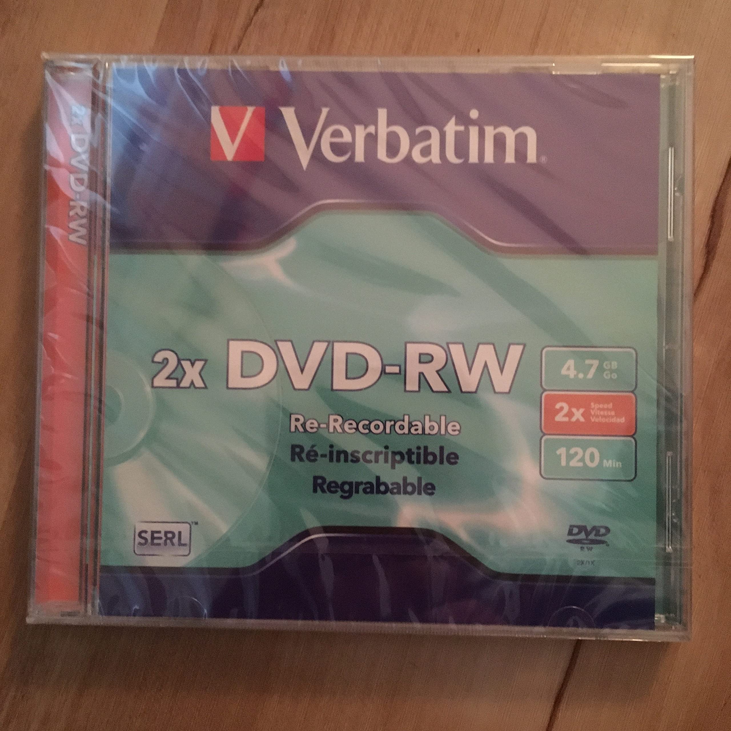 Verbatim 94918 Dvd Rewritable Media - Dvd-rw - 2x - 4.70 Gb - 10 Pack
