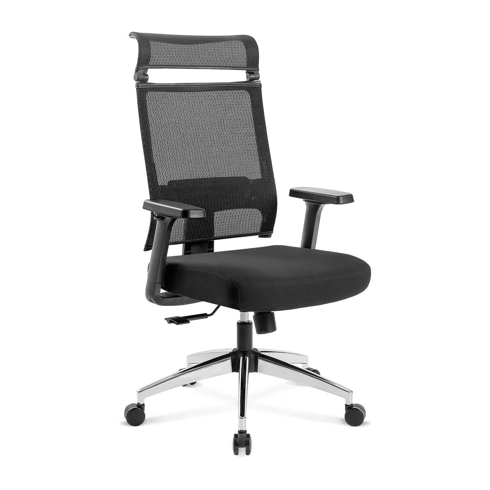BILKOH Ergonomic High Back Office Chair with Adjustable Lumbar Support Comfortable Thick Cushion Computer Chair Wide Headrest & Reclining Desk Chair Adjustable 3D Armrest & Height Ergonomic Chairs